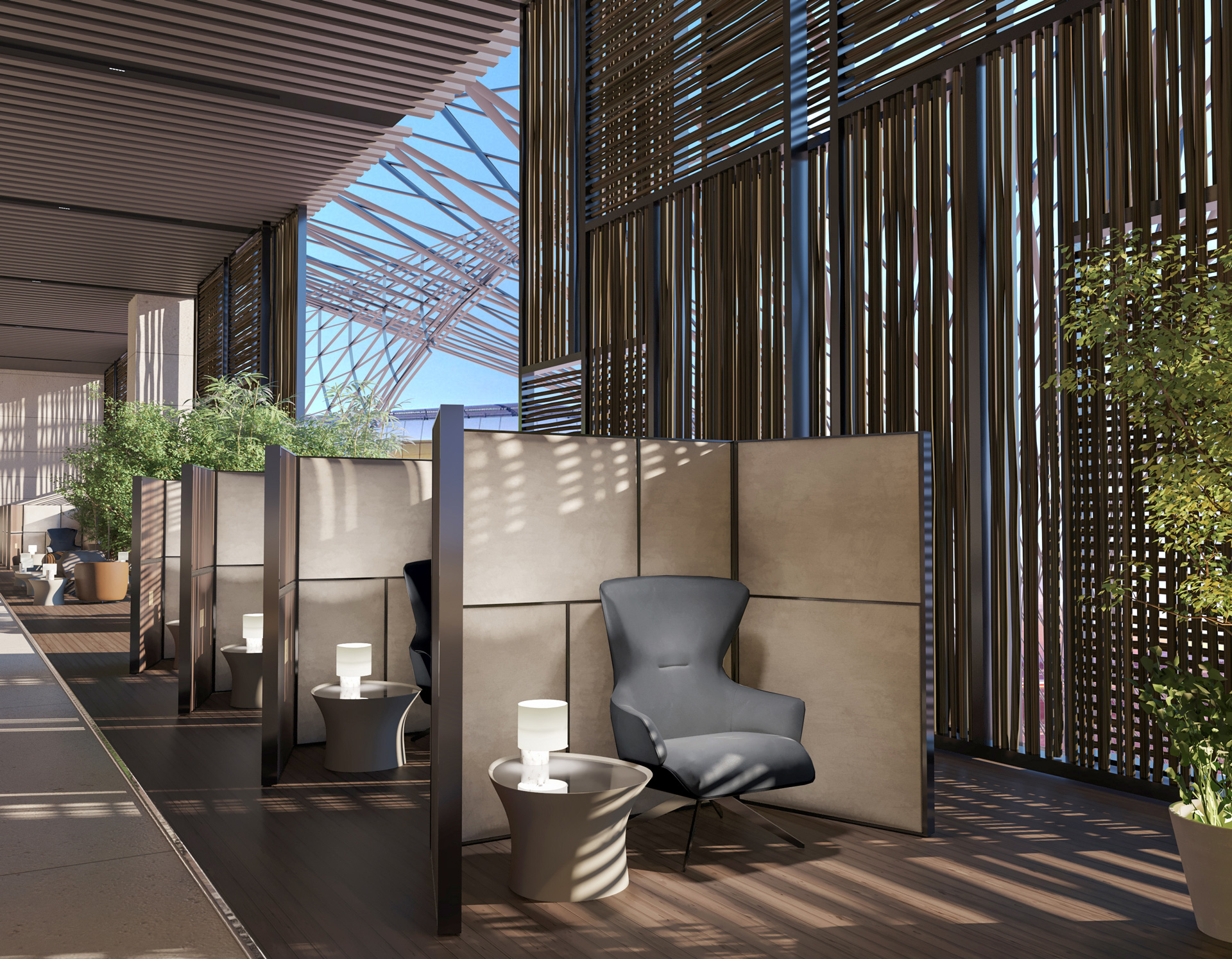 Qatar Airways Lounge, Doha Qatar - MATTEO NUNZIATI